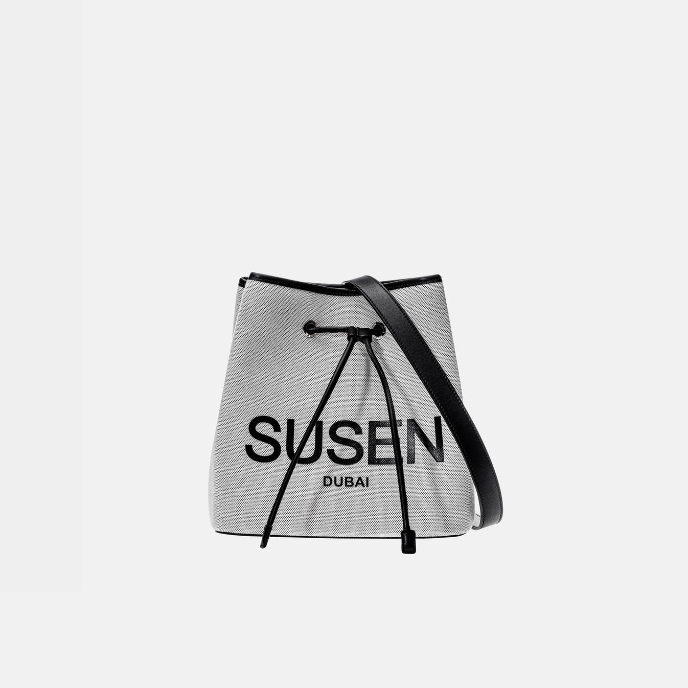 SUSEN Minimalist Canvas Bucket Bag - Beige – www.susen.com